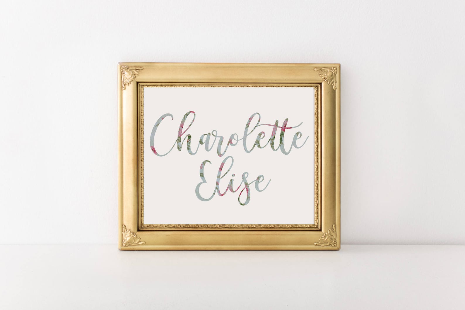 Custom Girl's Name Printable Typography-custom Baby Name - Etsy