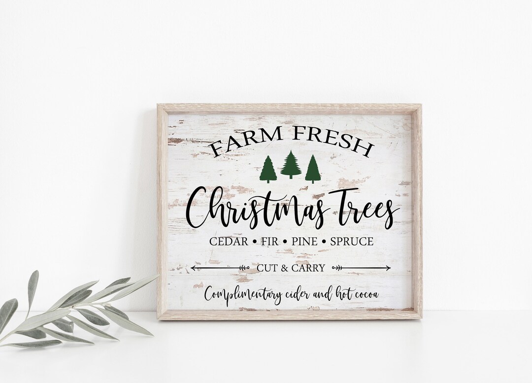 Farm Fresh Christmas Trees-farm Fresh Christmas Trees Printable ...