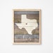 Wooden State Print-custom State Print-state Printable-custom State Sign ...