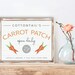 Carrot Patch Print-farmhouse Carrot Patch Easter Printable-cottontails ...