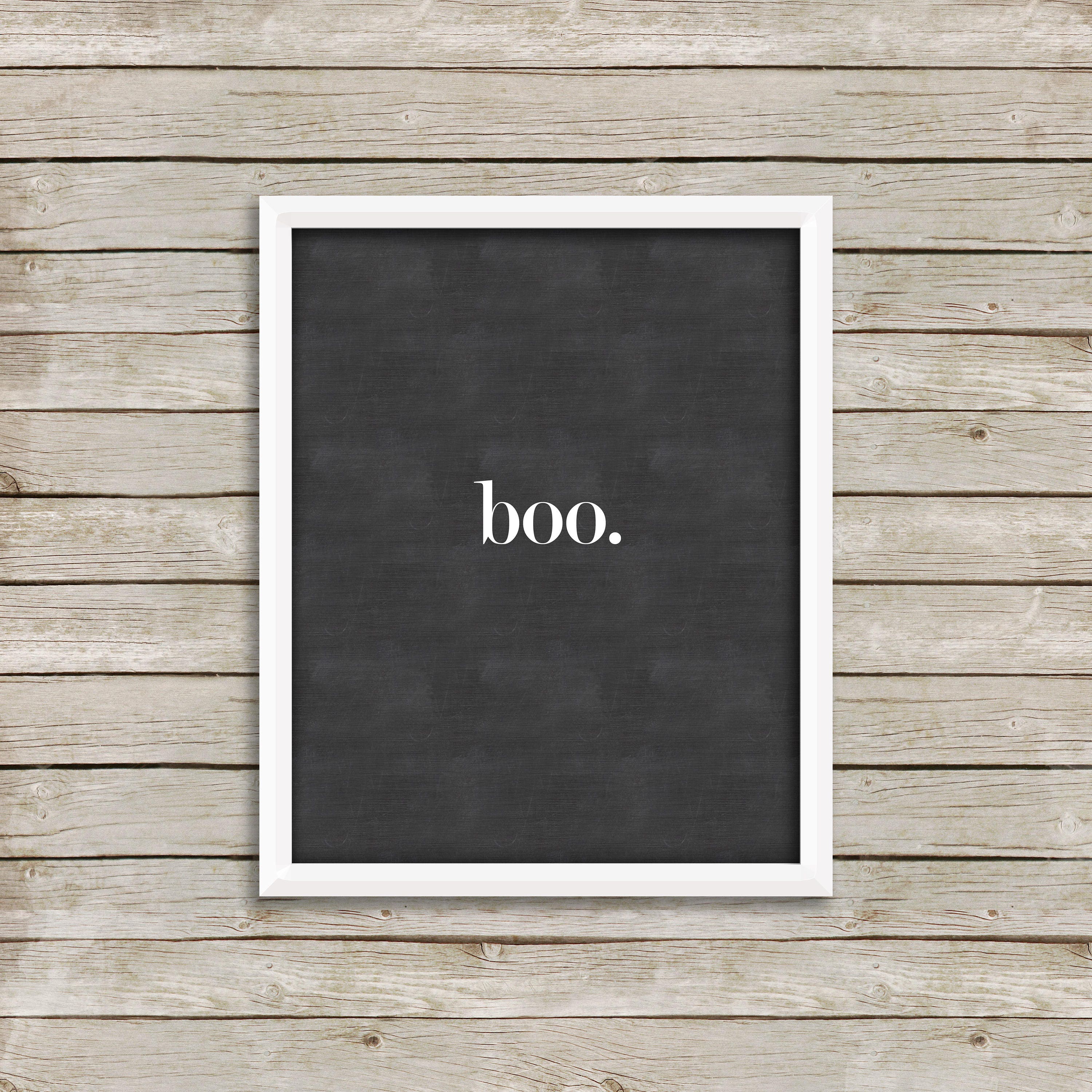 Boo Print-boo.halloween Print-halloween Printable-halloween - Etsy