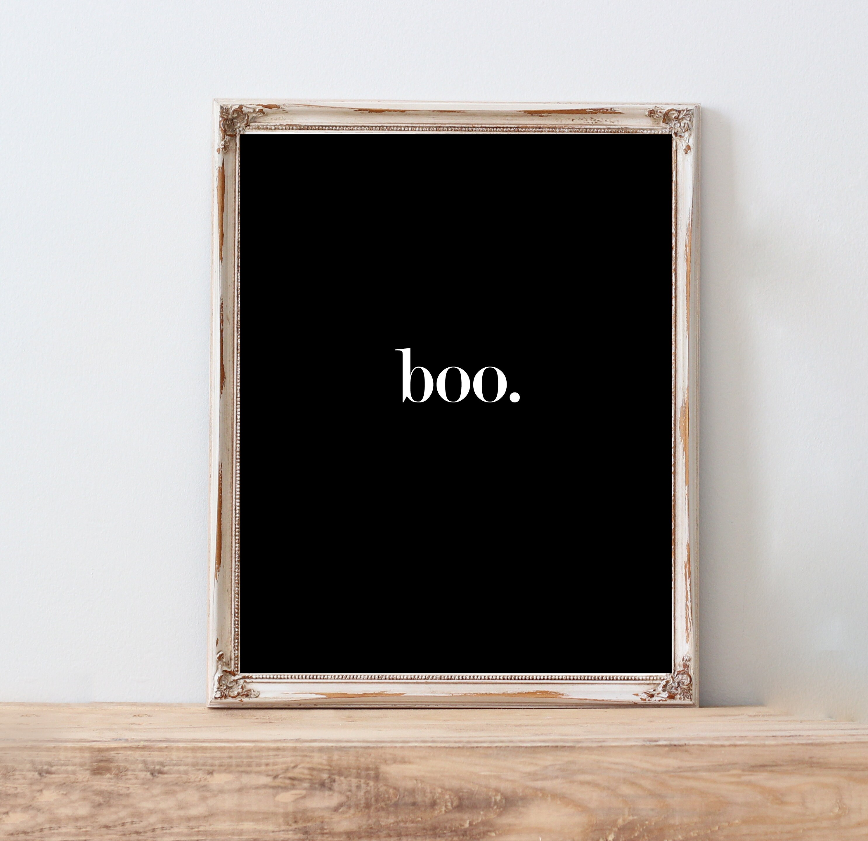 Boo Print-boo.halloween Print-halloween Printable-halloween - Etsy