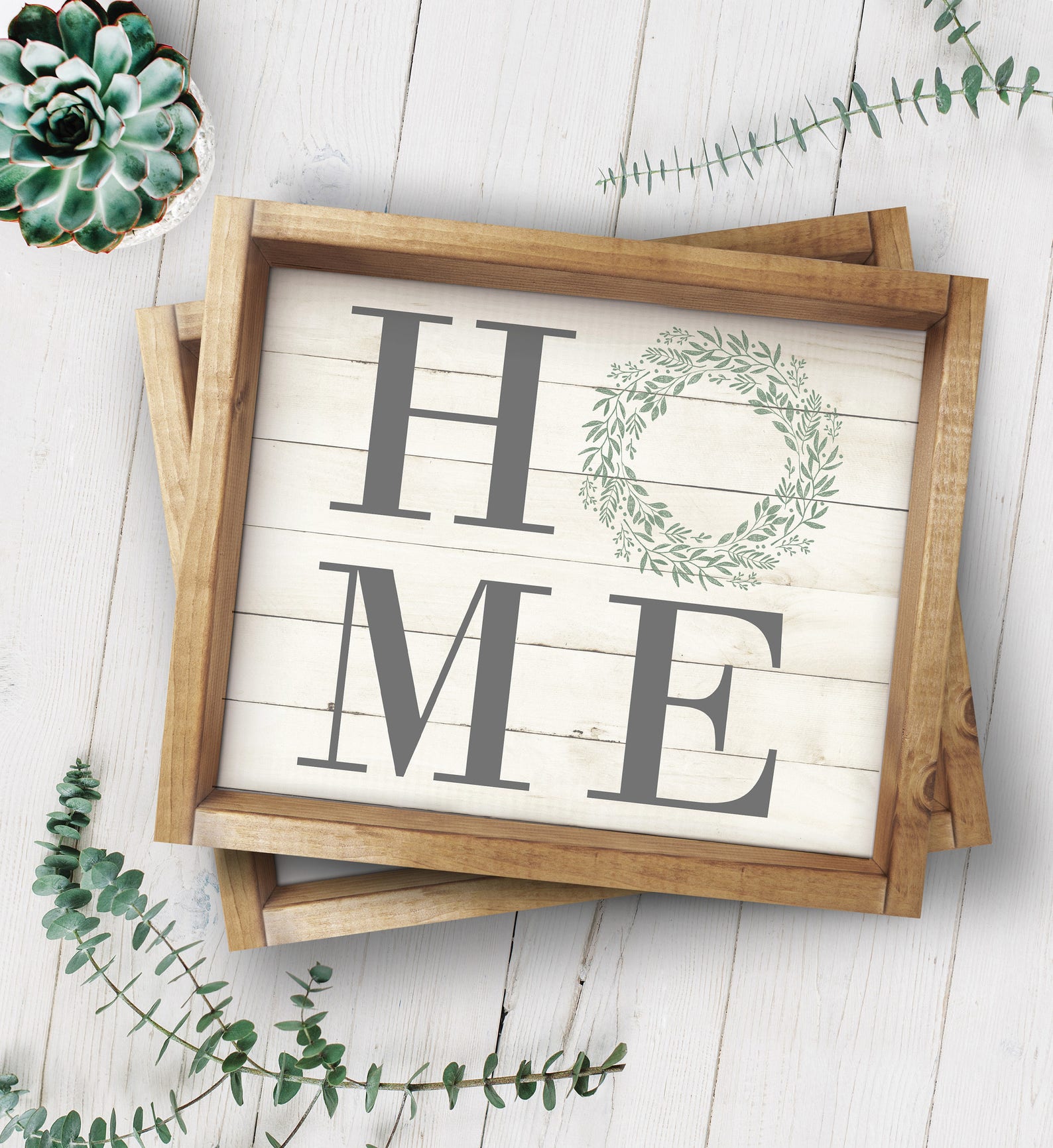 Home Print-home Printable-home Sign-home Wreath Print-foyer - Etsy