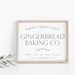 Gingerbread Baking Co. Sign-gingerbread Baking Company Print-christmas ...