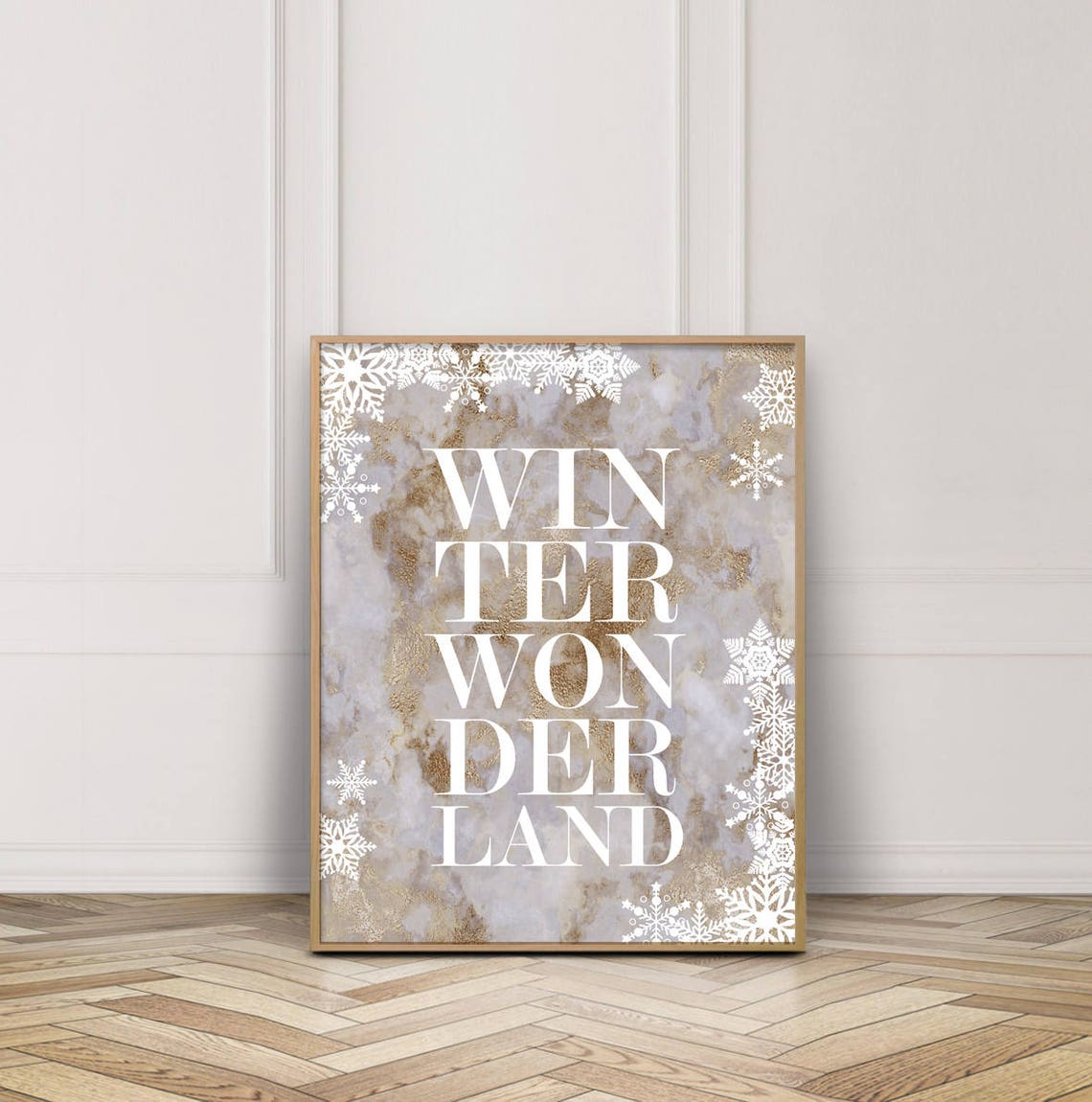 Winter Wonderland Printable-snowflake Printable-winter | Etsy