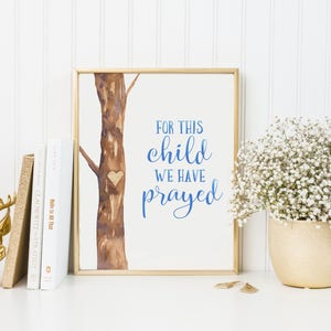 For This Child We Have Prayed-for This Child We Have Prayed Print-i ...