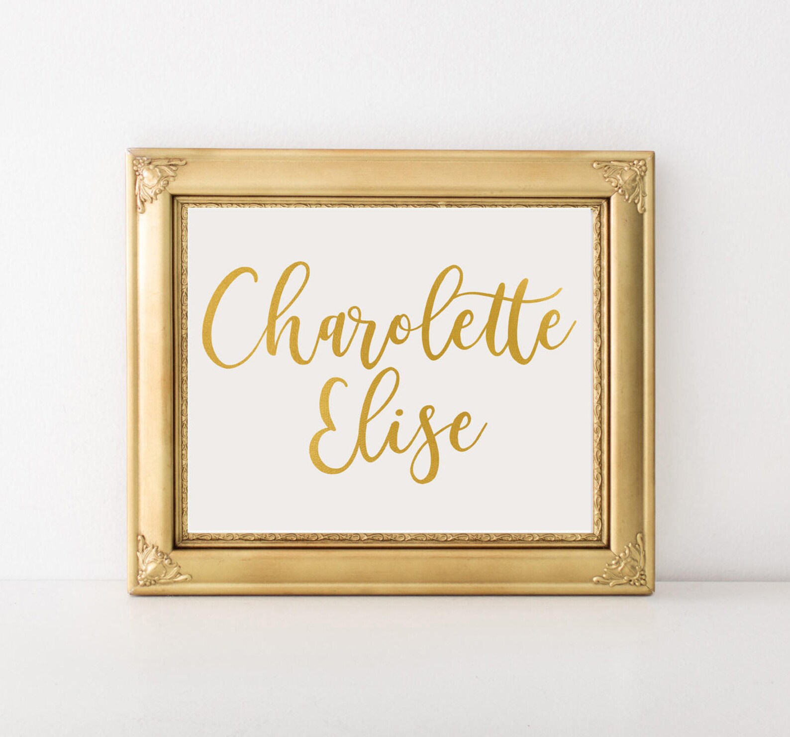 Custom Girl's Name Printable Typography-custom Baby Name - Etsy