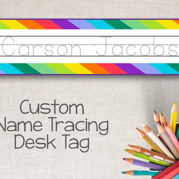 Custom Name Tag Preschool - Etsy