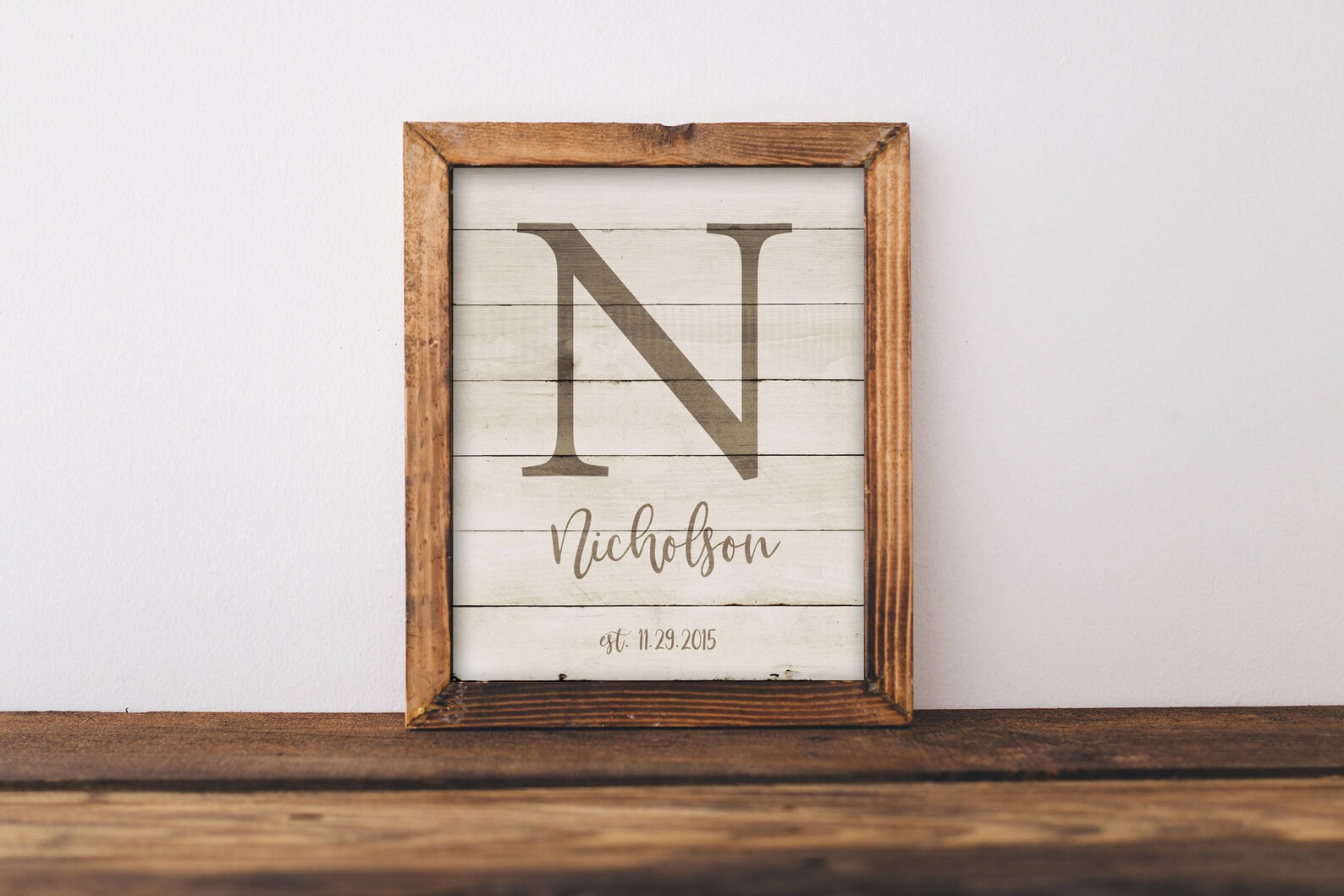 Family Name Printable-customized Last Name Family Sign-wooden | Etsy