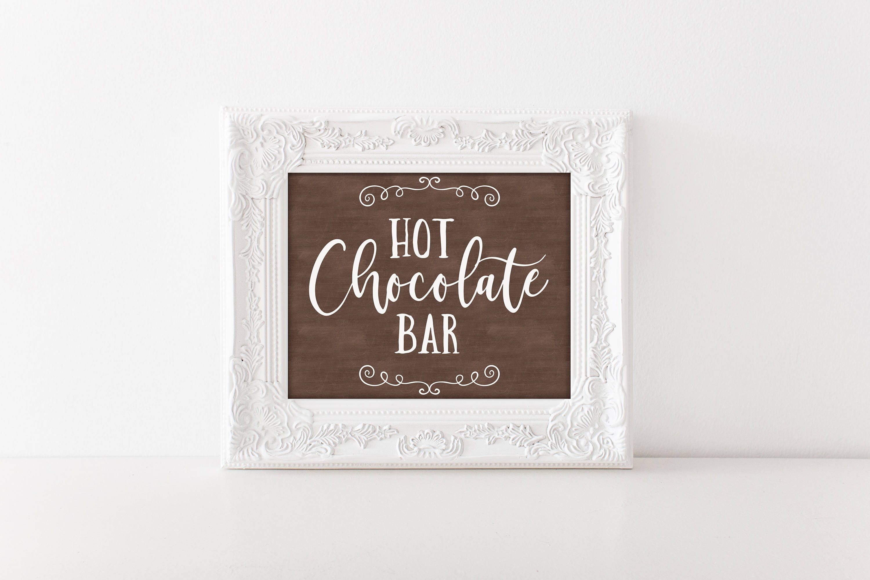 Hot Chocolate Bar Printable-Hot Chocolate Bar Sign-Hot Cocoa | Etsy