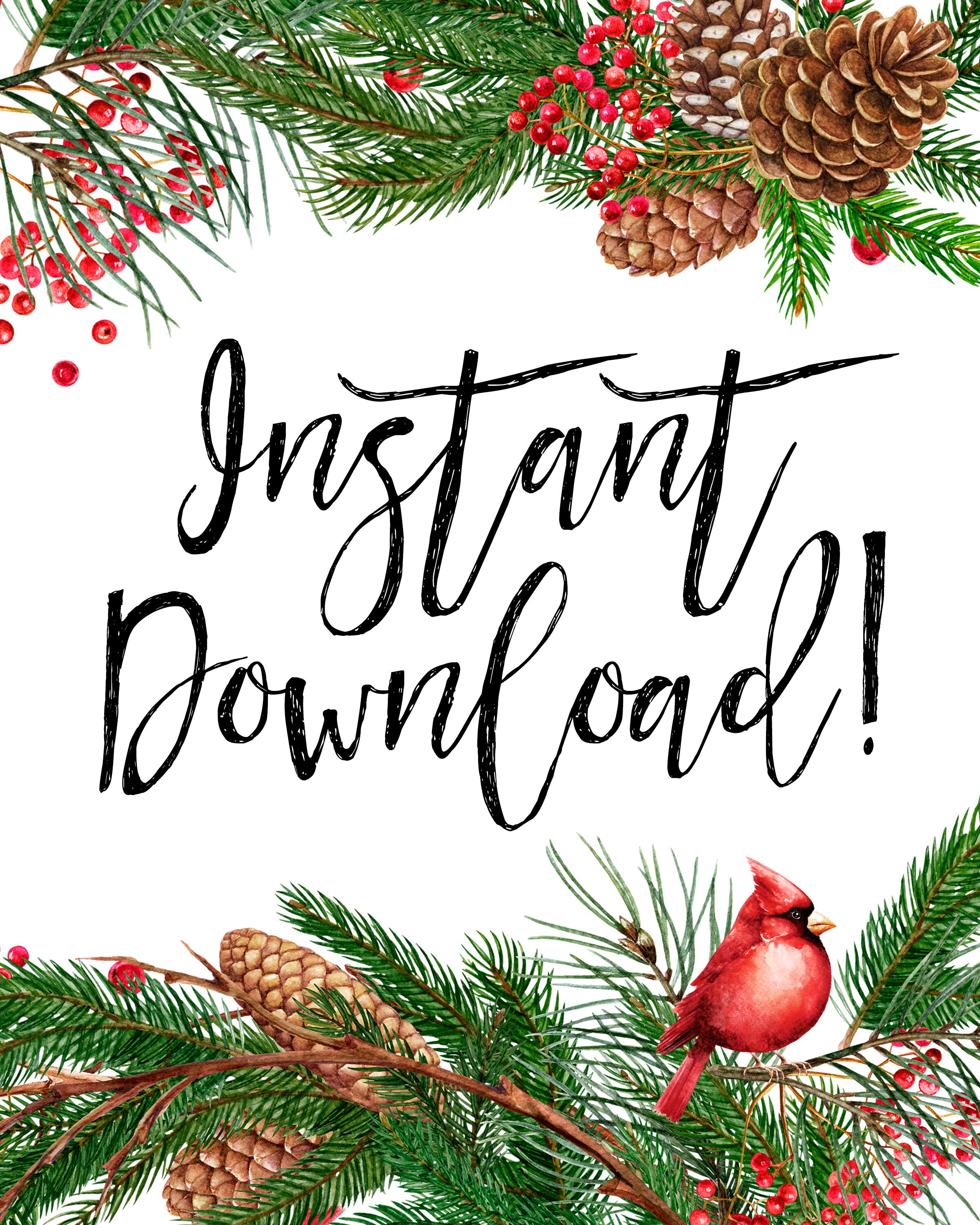 North Pole Printable-north Pole Sign-christmas North Pole-christmas ...