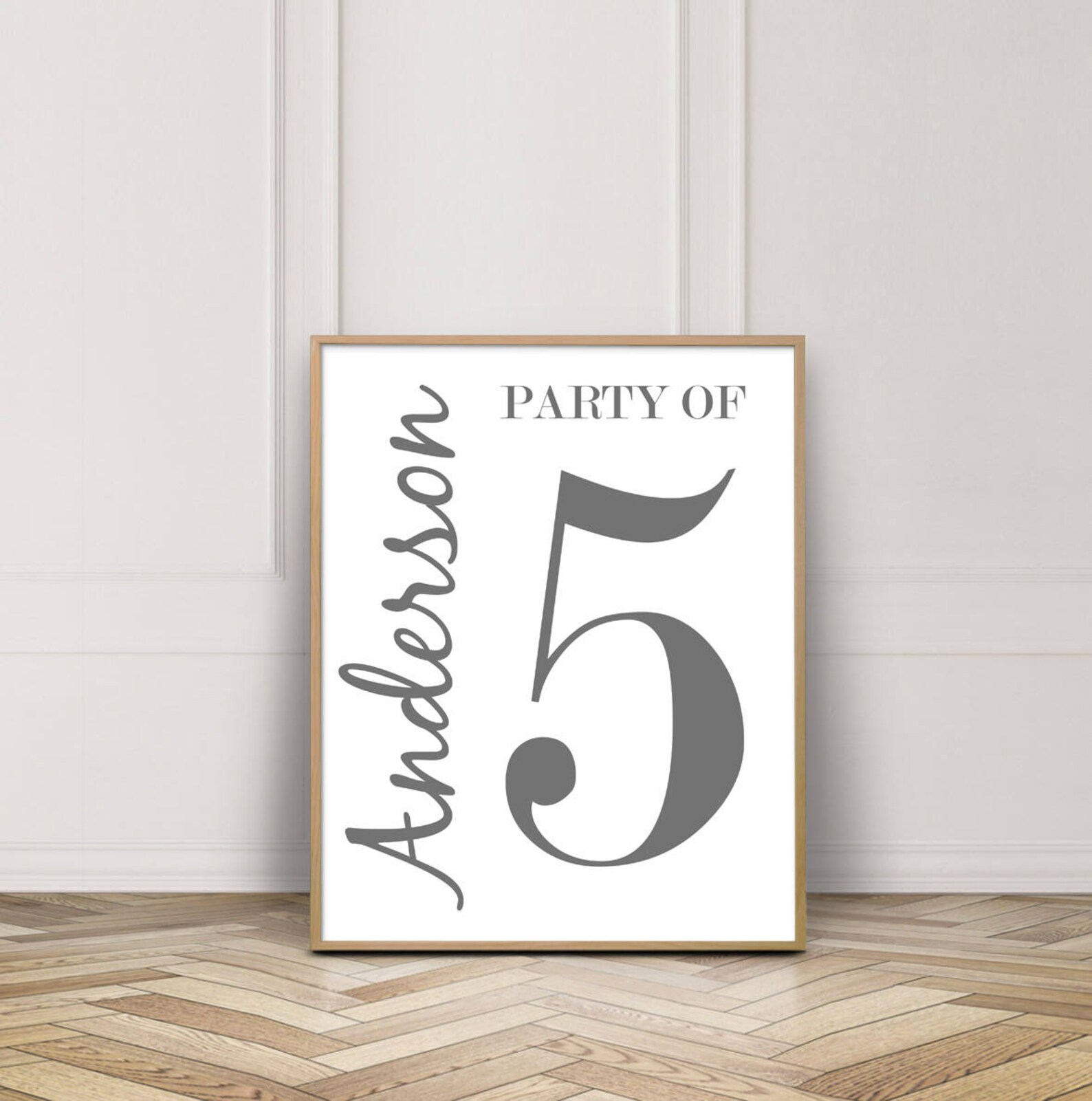 Family Party of Printable-family Sign-custom Family - Etsy