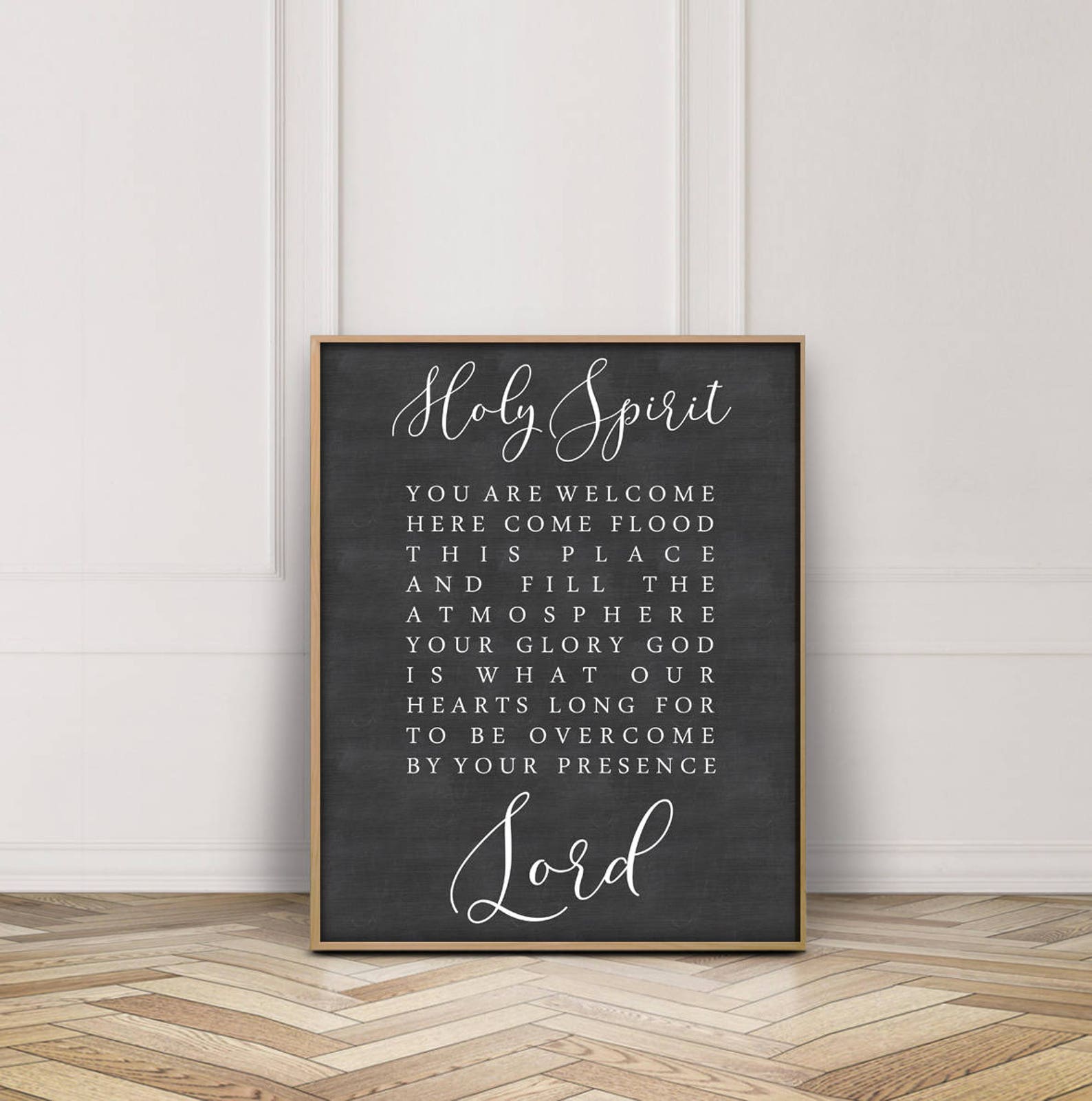 Holy Spirit Sign-holy Spirit You Are Welcome Here-chalkboard | Etsy