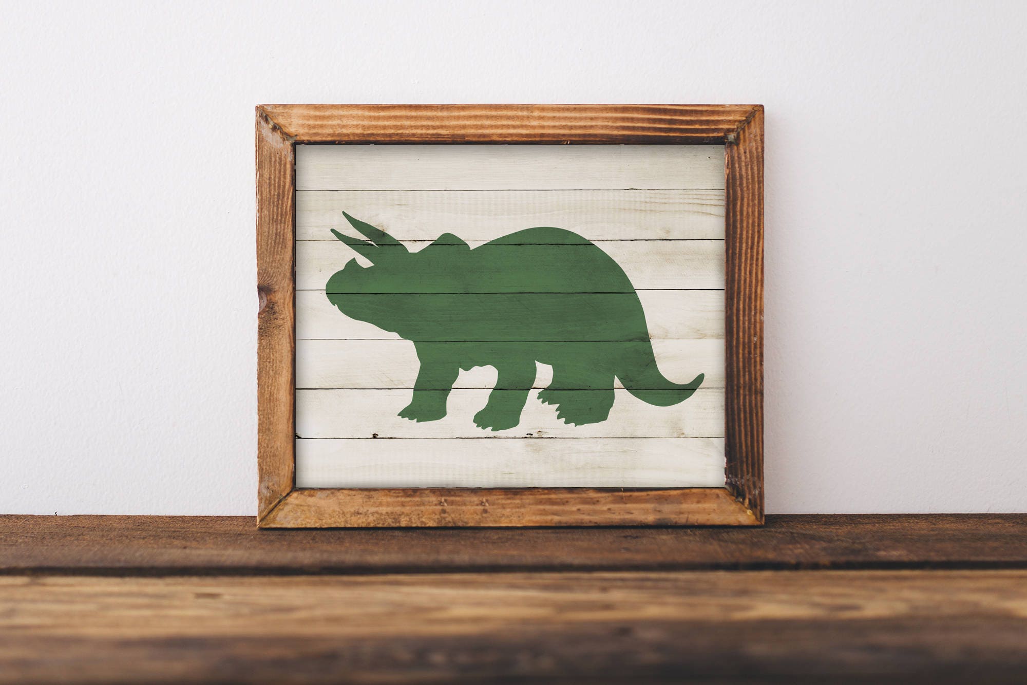 Dinosaur Prints Set of 4-wood Dinosaur Signs Set of 4-dinosaur - Etsy