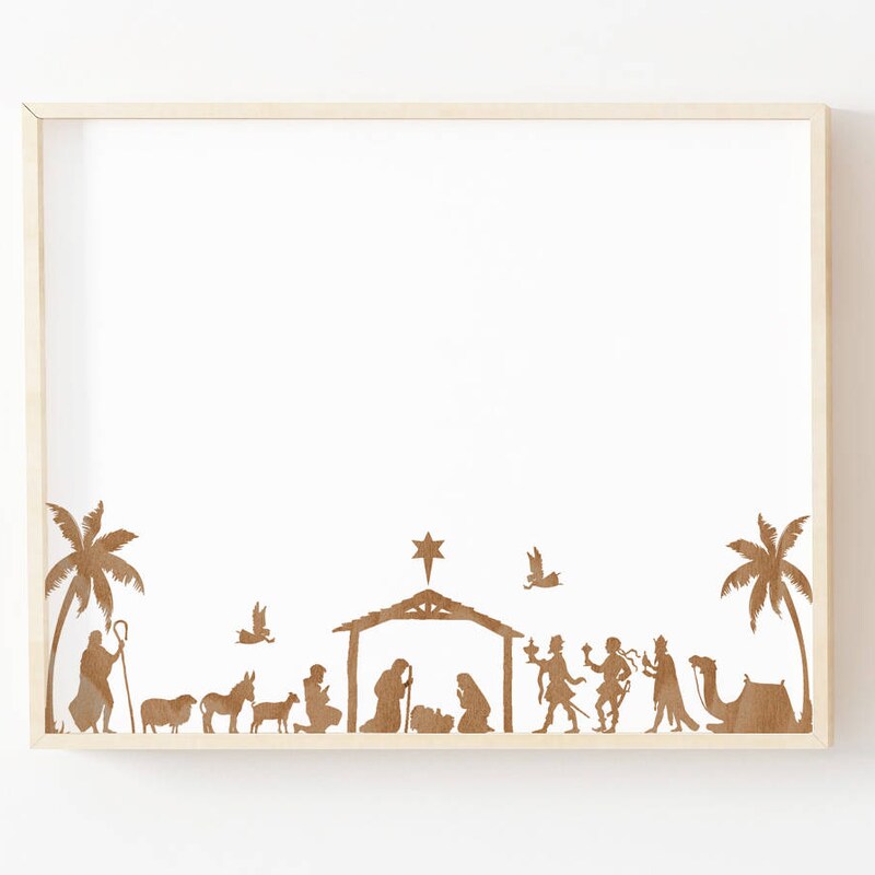 Manger Wood Pattern - Etsy