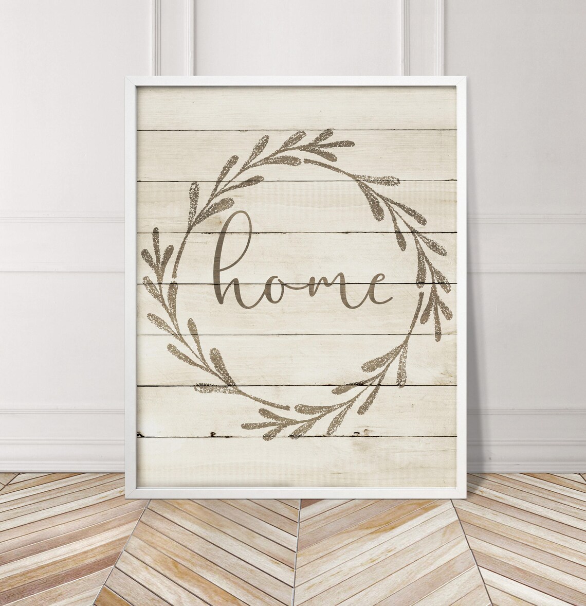 Home Sign-home Printable-farmhouse Home Sign-wood Home | Etsy