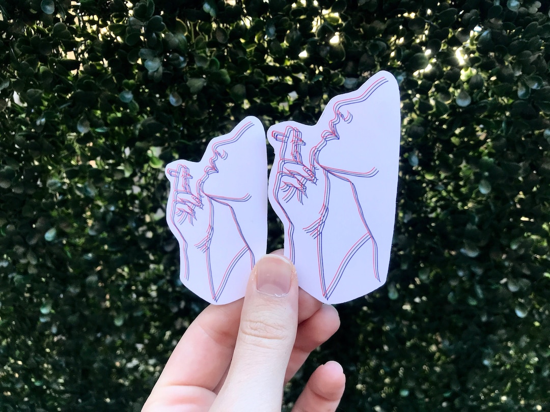 3D Smoke Sticker 2 Sizes Available - Etsy