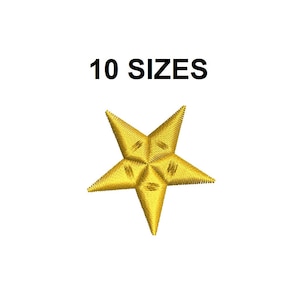 Star Embroidery Design. Star Embroidery. Star Filled Stitch. Star ...