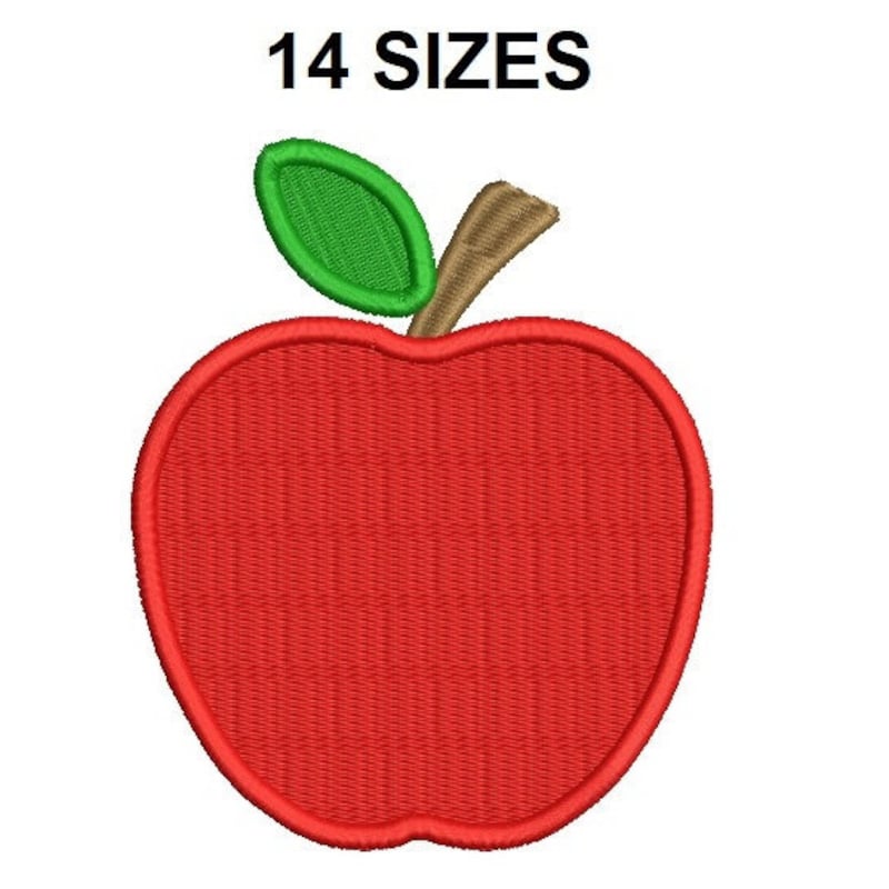 Apples Applique Embroidery - Etsy