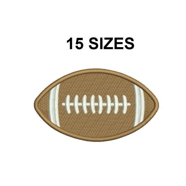 Football Embroidery Design - Etsy