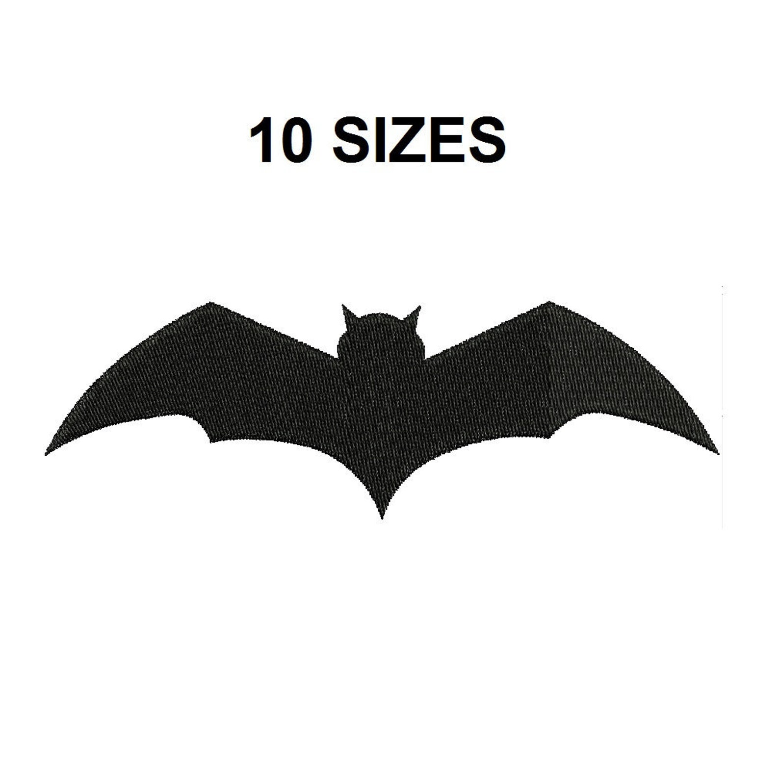 Bat Embroidery Design. Bat Silhouette. Mini Bat Embroidery. | Etsy