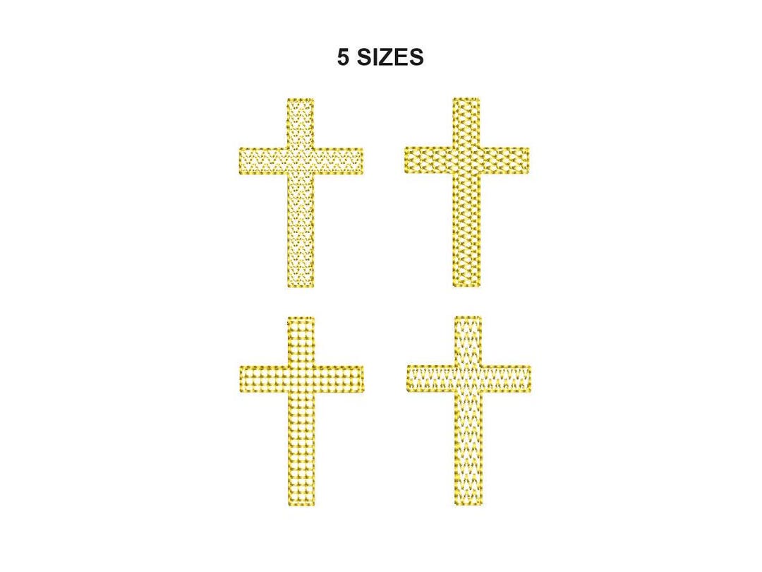 Set Cross Embroidery Design. Cross Fill Stitch. Minicross. Cross Design ...