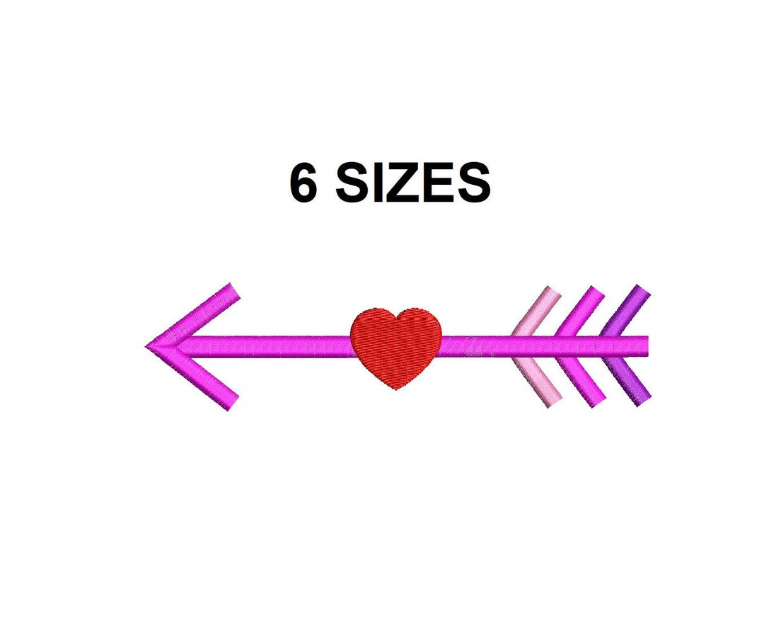 Arrow Embroidery Design. Arrow Filled Stitch. Mini Arrow. Arrow Design ...