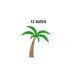 Palm Tree Embroidery Design. Palm Tree Filled Stitch. Palm - Etsy