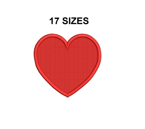 Heart Embroidery Design. Mini Heart Embroidery. Love - Etsy