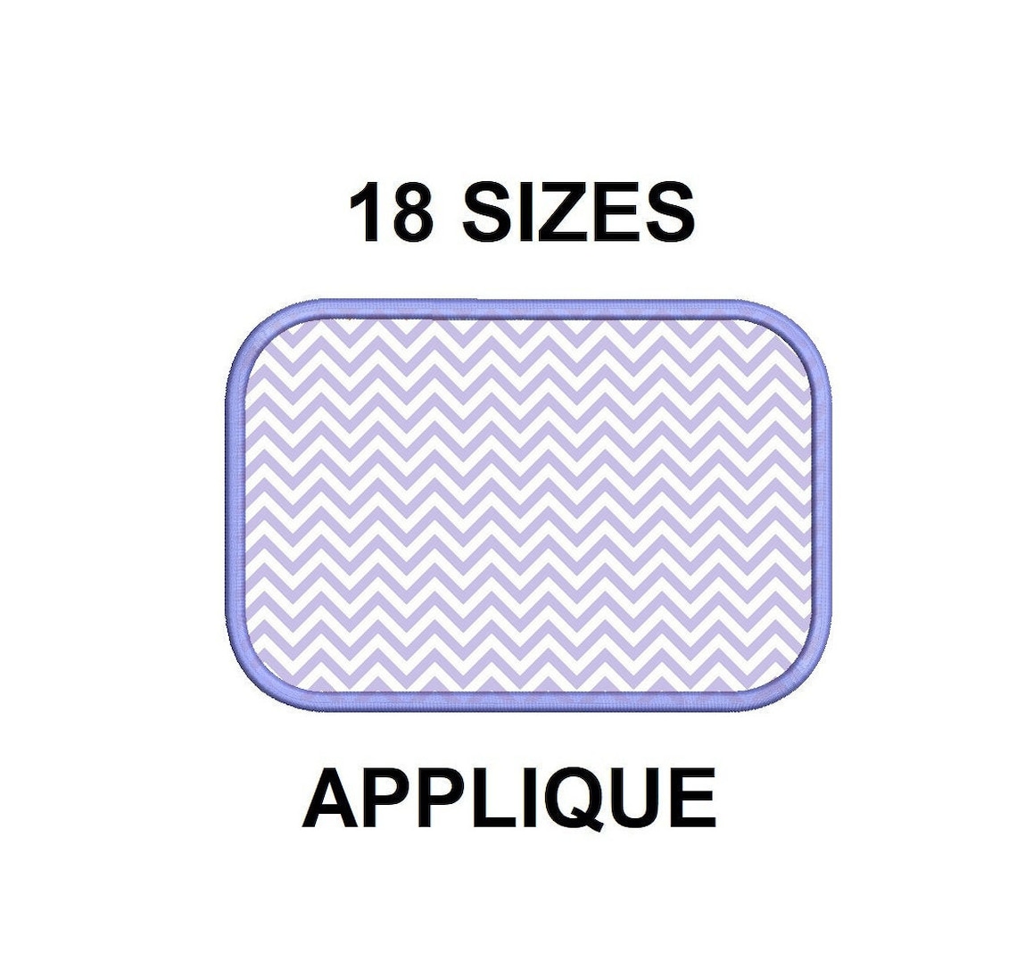 Rectangle Applique Design. Rectangle Embroidery Design. - Etsy