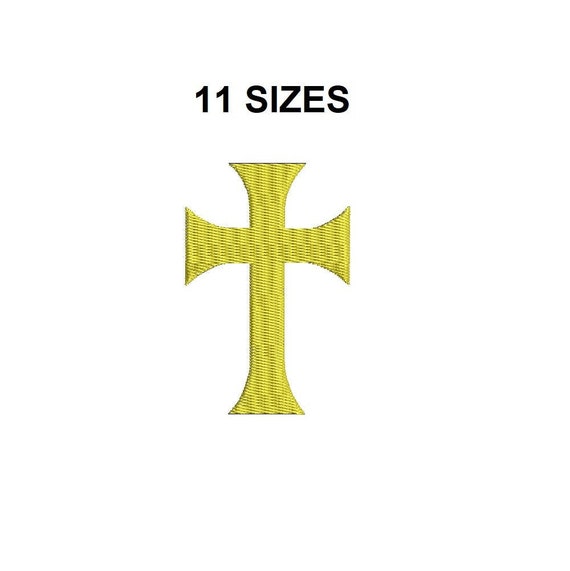 Cross Embroidery Design. Cross Fill Stitch. Mini Cross. Cross - Etsy