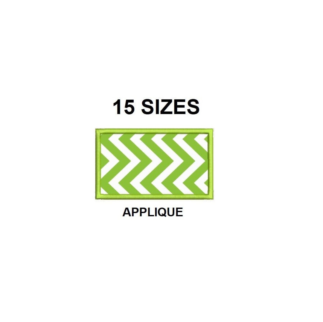 Rectangle Applique Design. Rectangle Embroidery Design. Rectangle ...