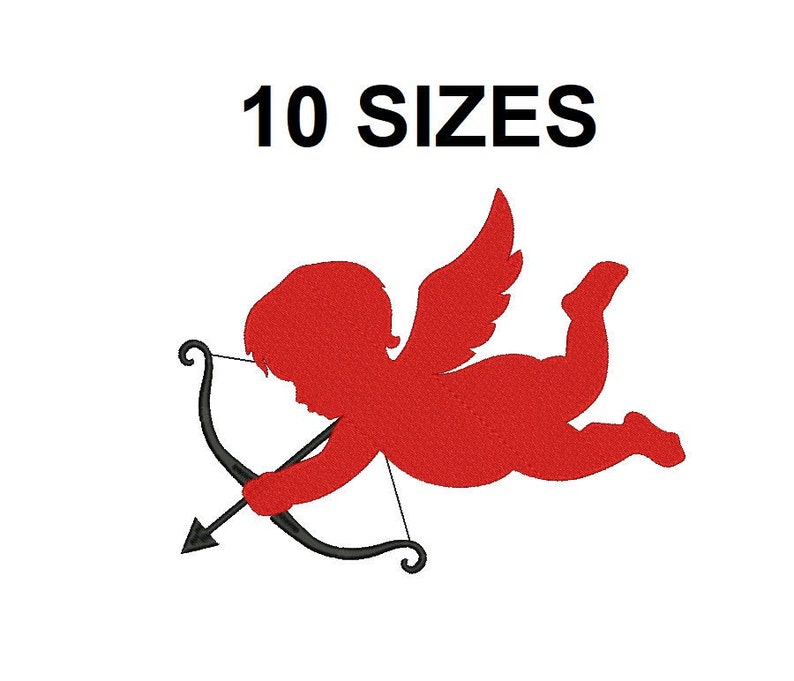 Cupid Embroidery Design. Love Embroidery Design. Mini Cupid - Etsy