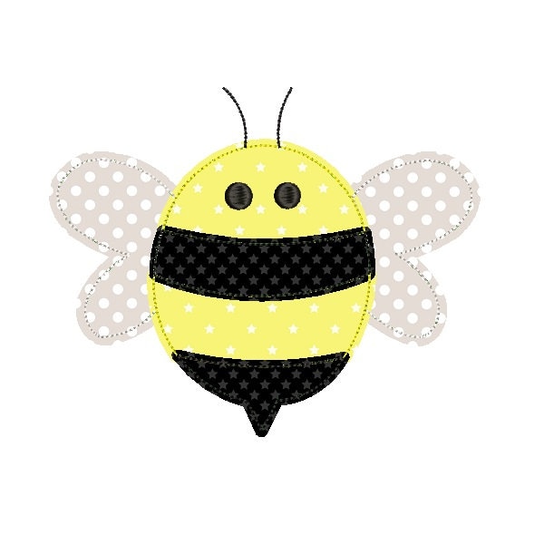 Bee Applique - Etsy