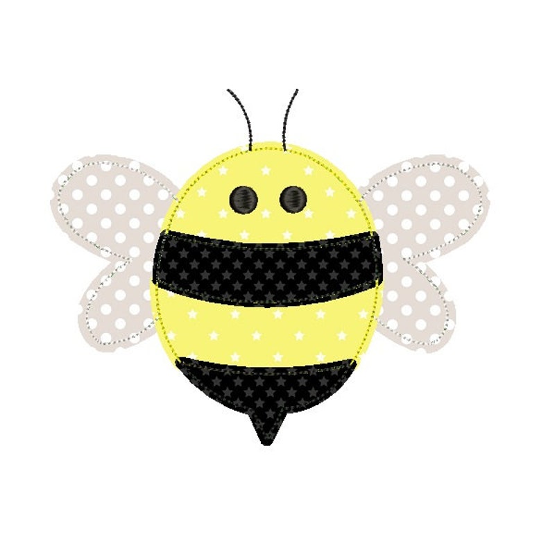 Bee Applique - Etsy
