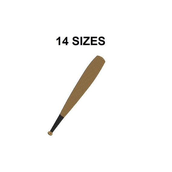 Baseball Bat Embroidery Design. Mini Baseball Bat. Softball | Etsy