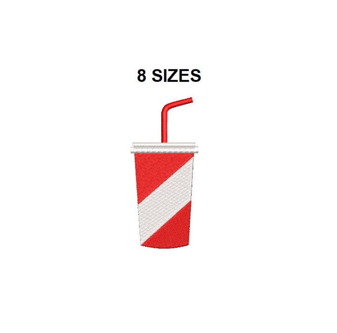 Drink Embroidery Design. Soda Drink Embroidery Design. Drink Design ...