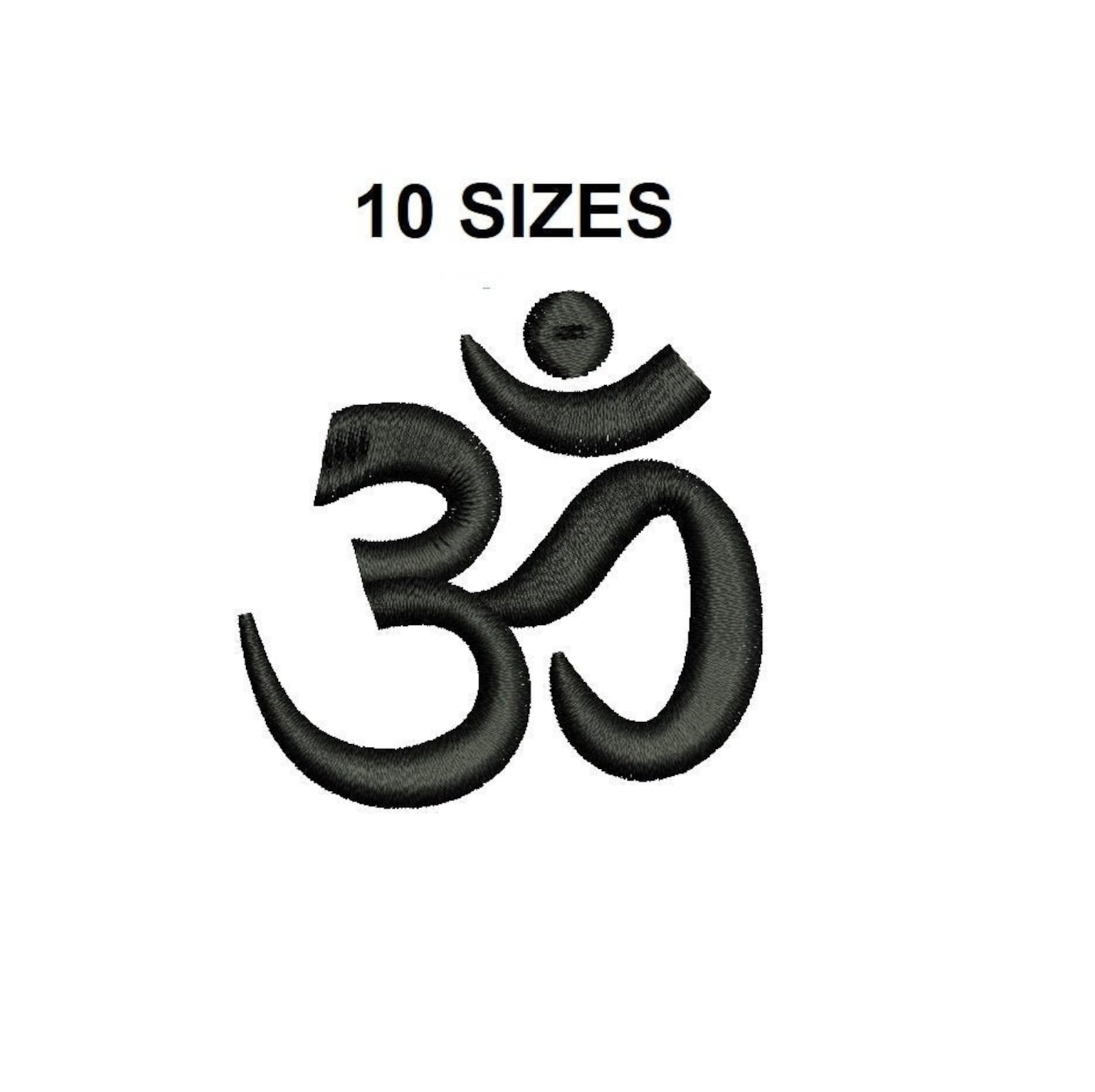 Ohm Symbol Embroidery Design. Mini Ohm Symbol Embroidery. Ohm | Etsy