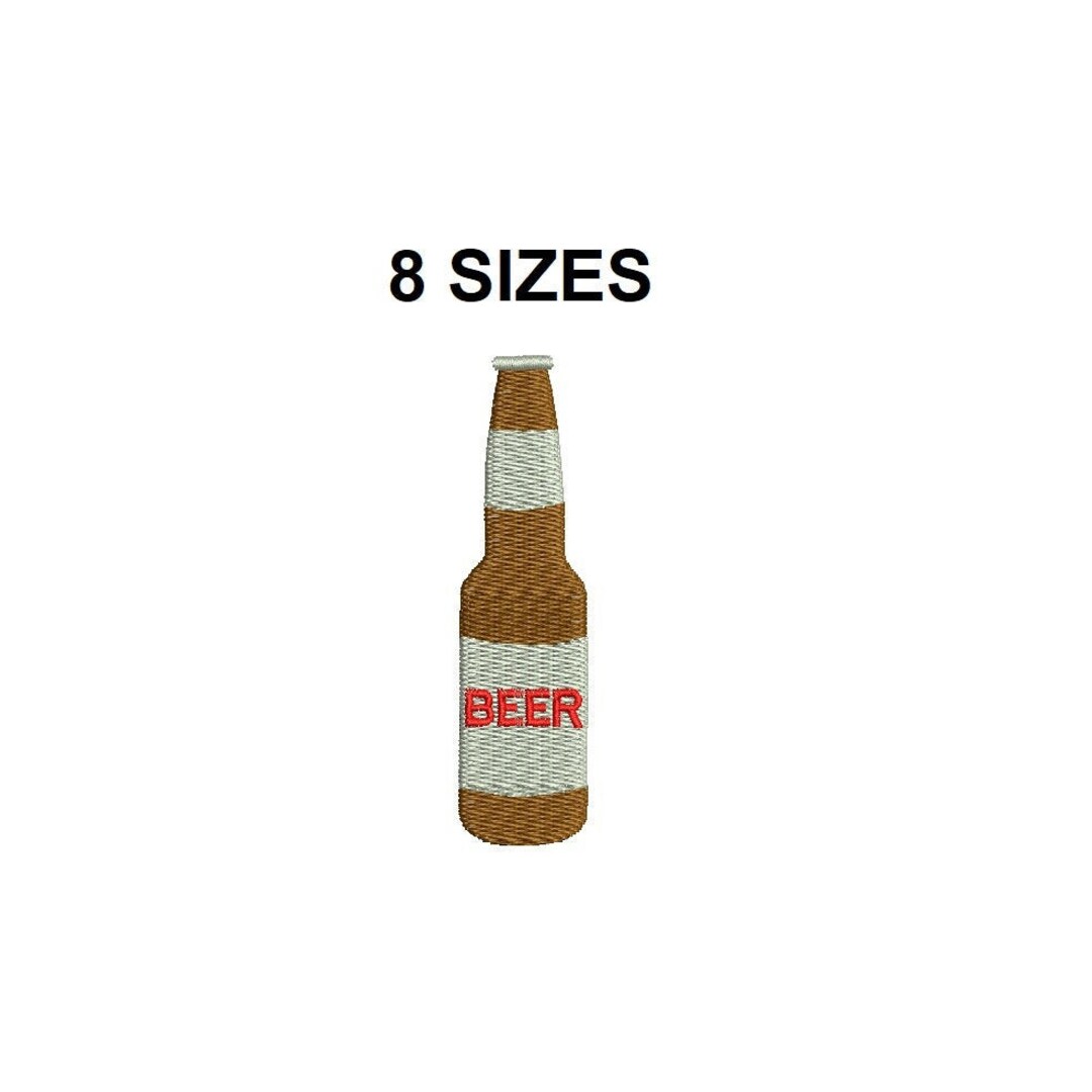 Embroidery Design Beer. Drink Embroidery Design. Barbecue Embroidery ...