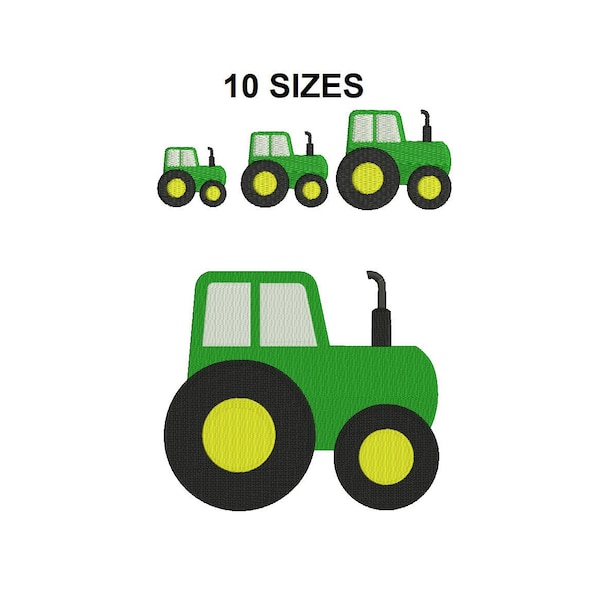 Tractor Applique - Etsy