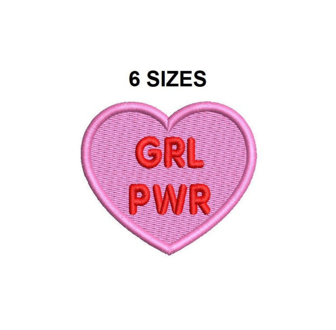 Girl Power Embroidery Design. Feminist Design. Woman Embroidery Design ...
