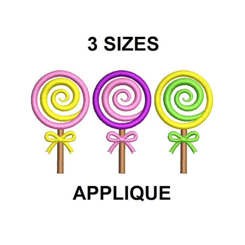 Lollipop Embroidery - Etsy