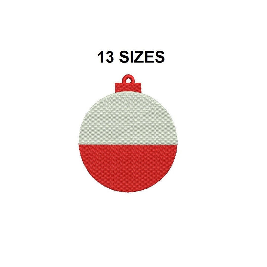 Fishing Bobber Embroidery Design. Mini Fishing Bobber. Fishing Bobber ...