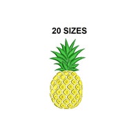 Pineapple Embroidery - Etsy