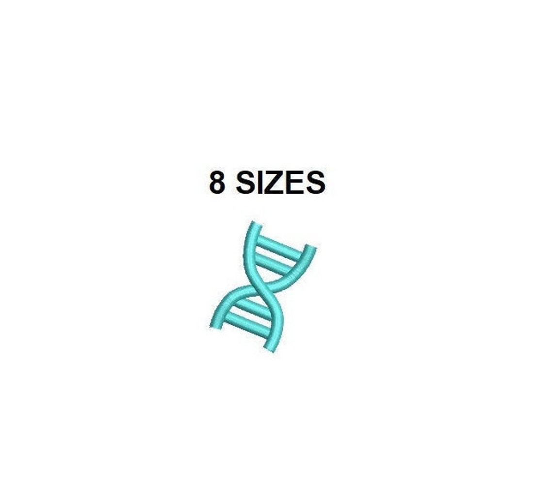 DNA Embroidery Design. DNA structure Embroidery design. DNA | Etsy