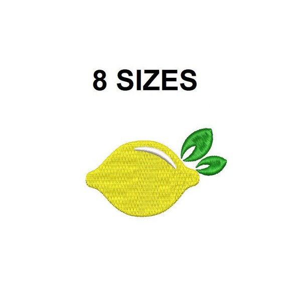 Embroidered Lemon - Etsy