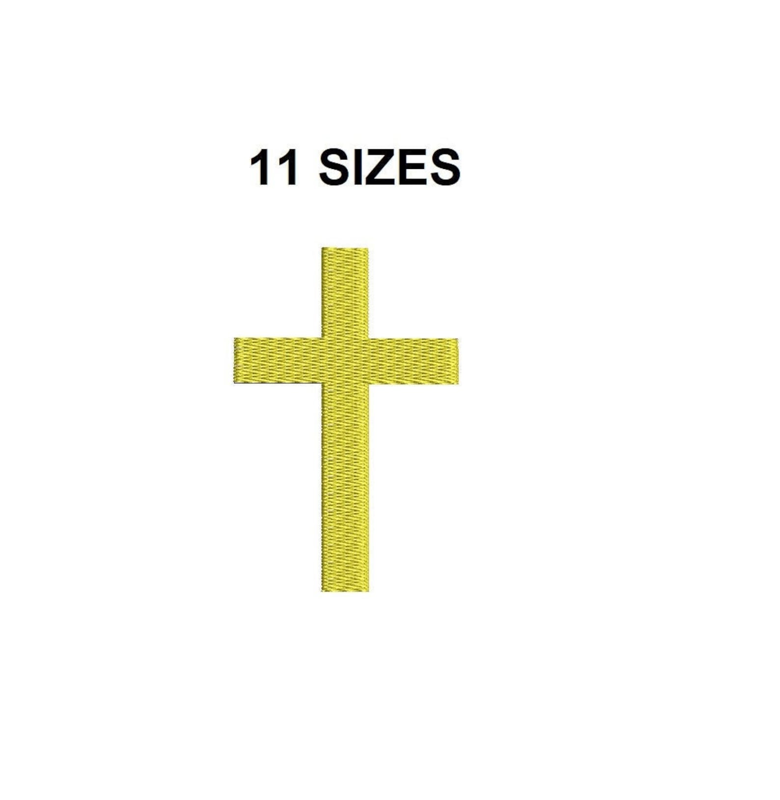 Cross Embroidery Design. Cross Fill Stitch. Mini Cross. Cross | Etsy