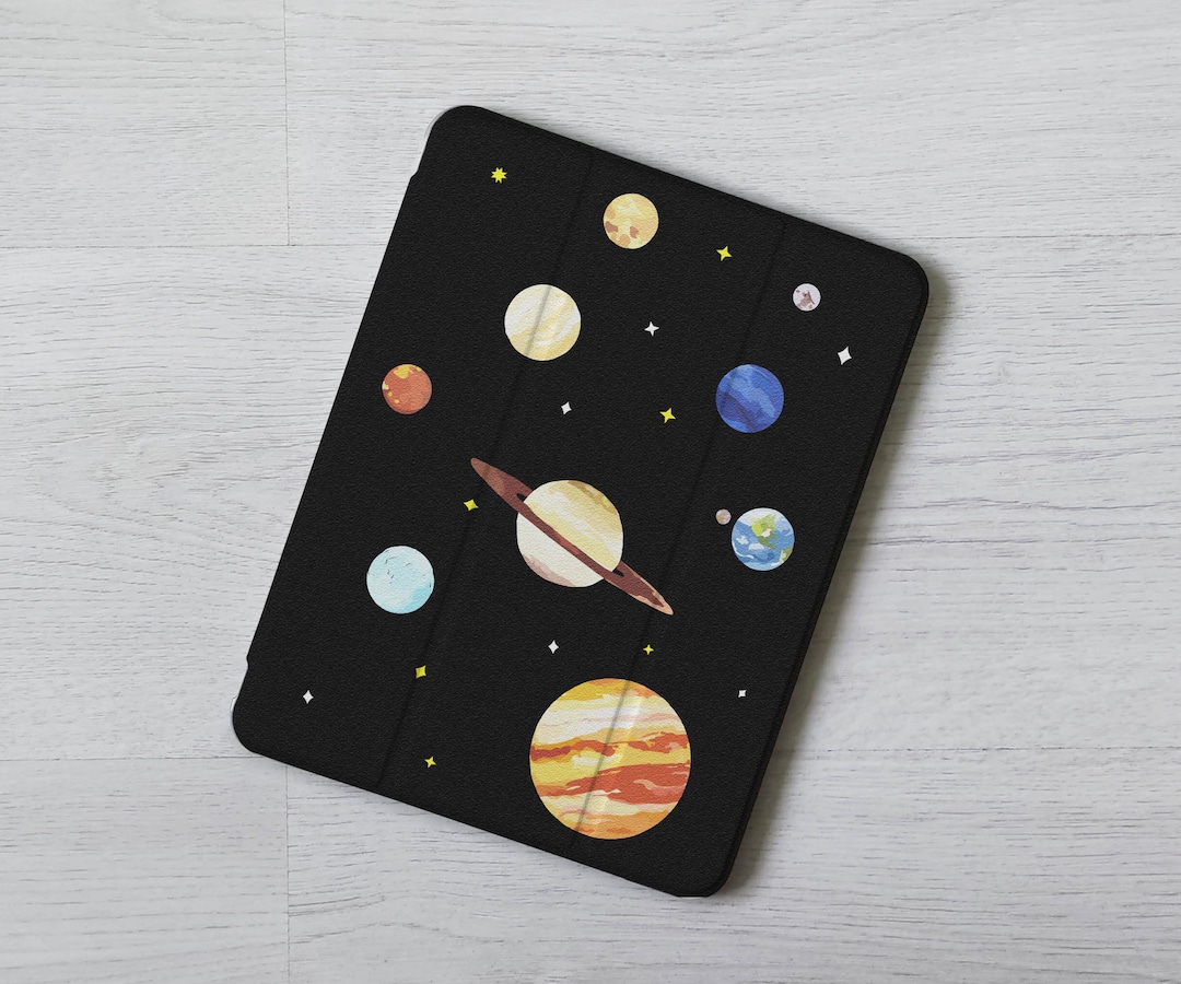 Space Universe Mercury Jupiter Saturn iPad Case Cover Flip Case for ...