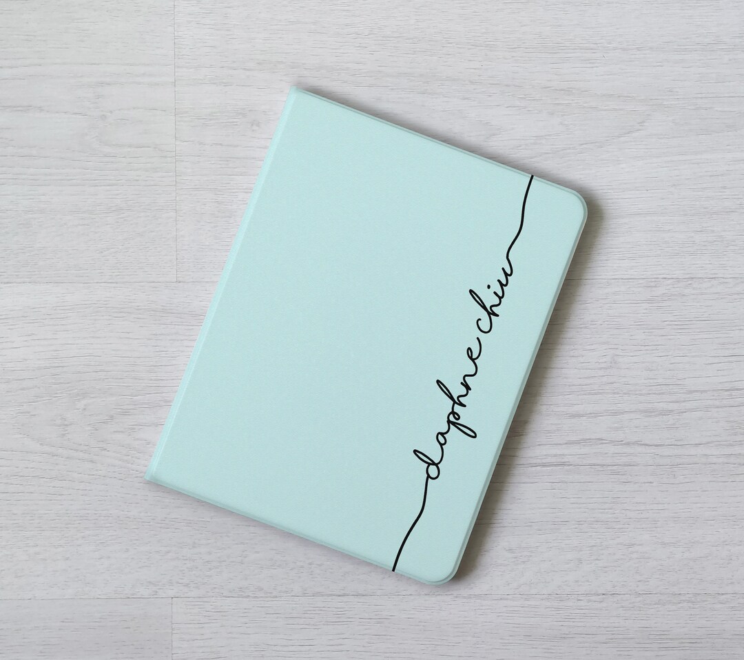 Turquoise iPad Flip Case Cover With Pencil Holder - Etsy UK