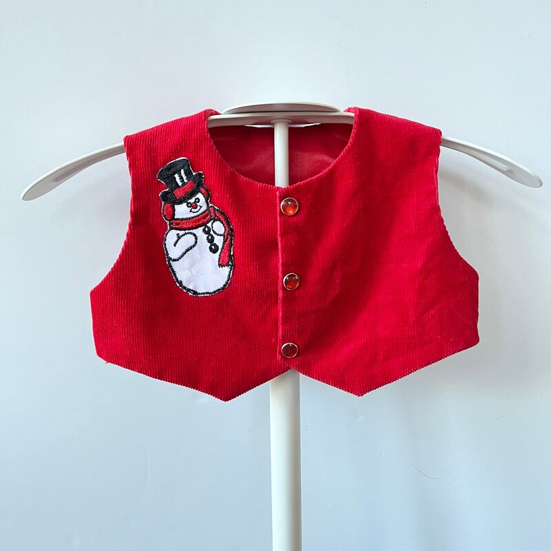 Snowman Vest - Etsy